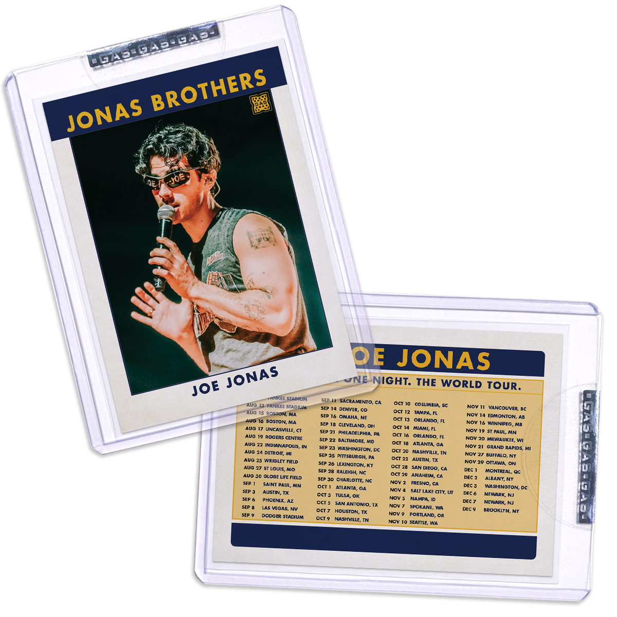 Tarjeta coleccionable de Joe Jonas n.° 6 – Jonas Brothers