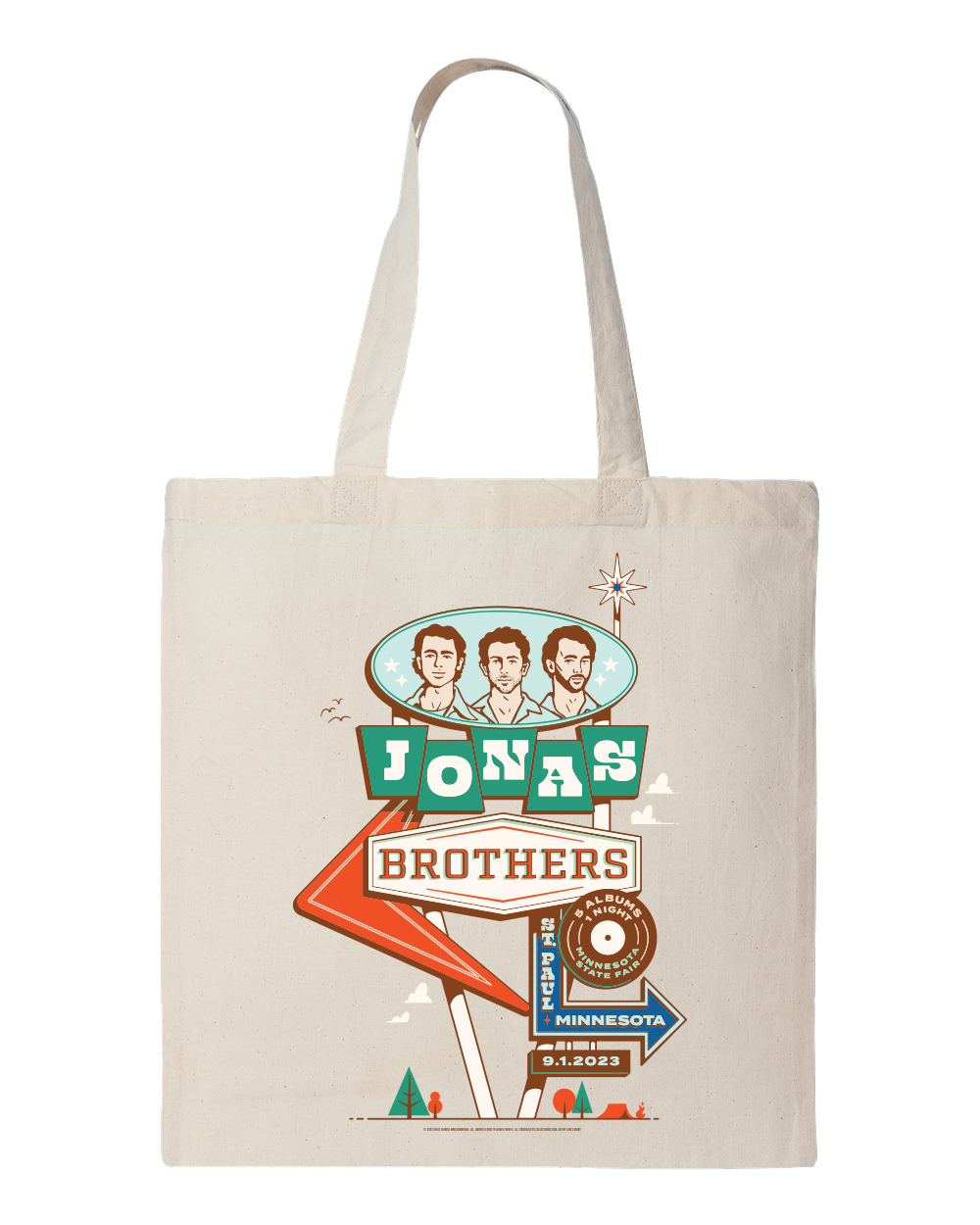 ST PAUL TOTE - Sept 01 – Jonas Brothers