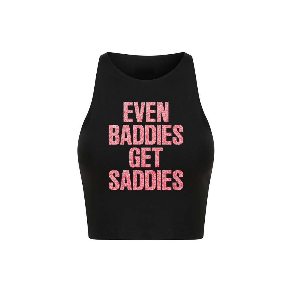 EVEN BADDIES GET SADDIES ™ Tank Top - Black - UK/EU – Jonas Brothers