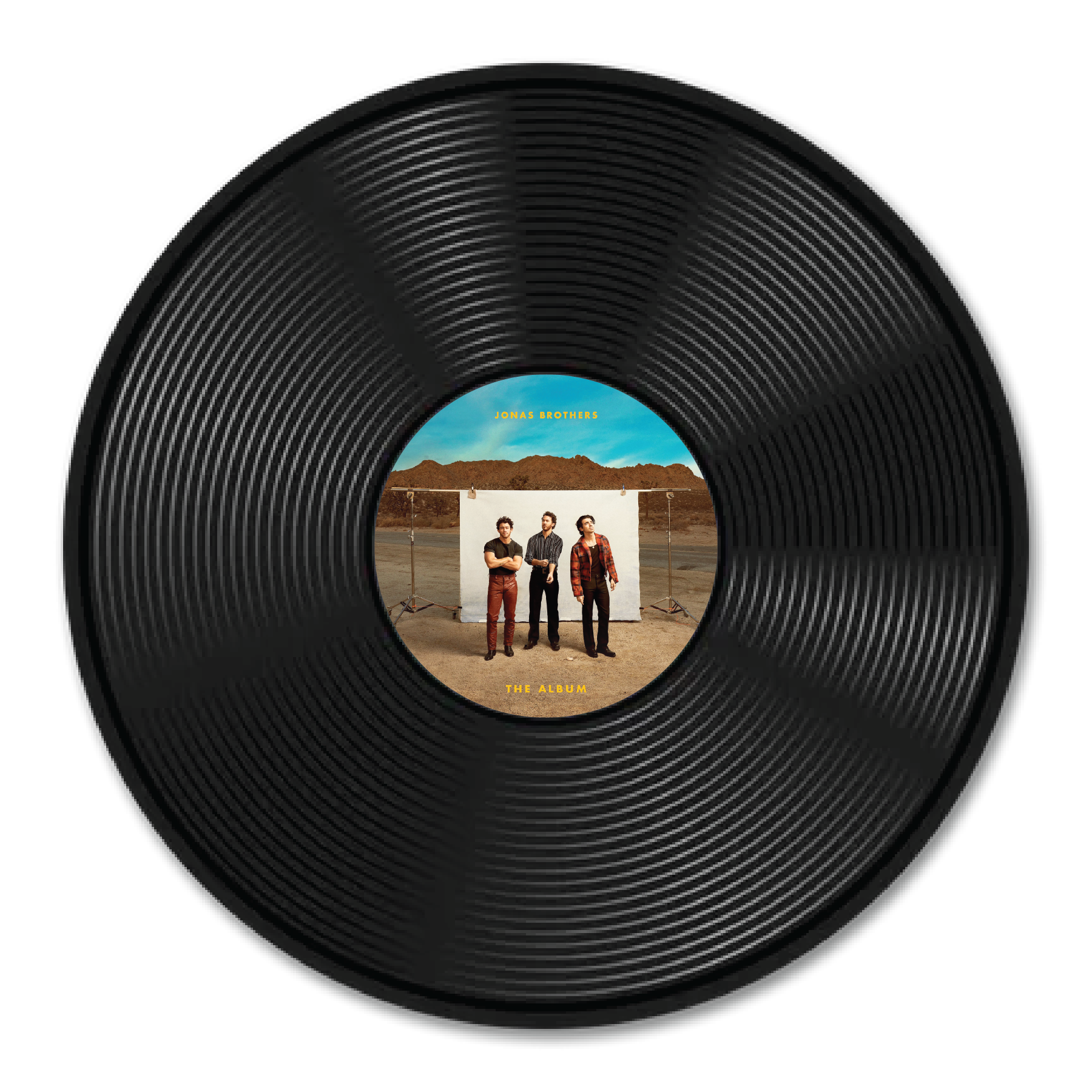 Jonas Brothers Album Vinyl Coasters